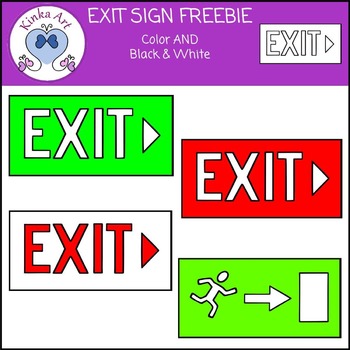 Emergency Exit Signs Clipart | Free download on ClipArtMag
