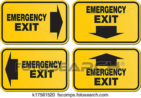 Emergency Exit Signs Clipart | Free download on ClipArtMag