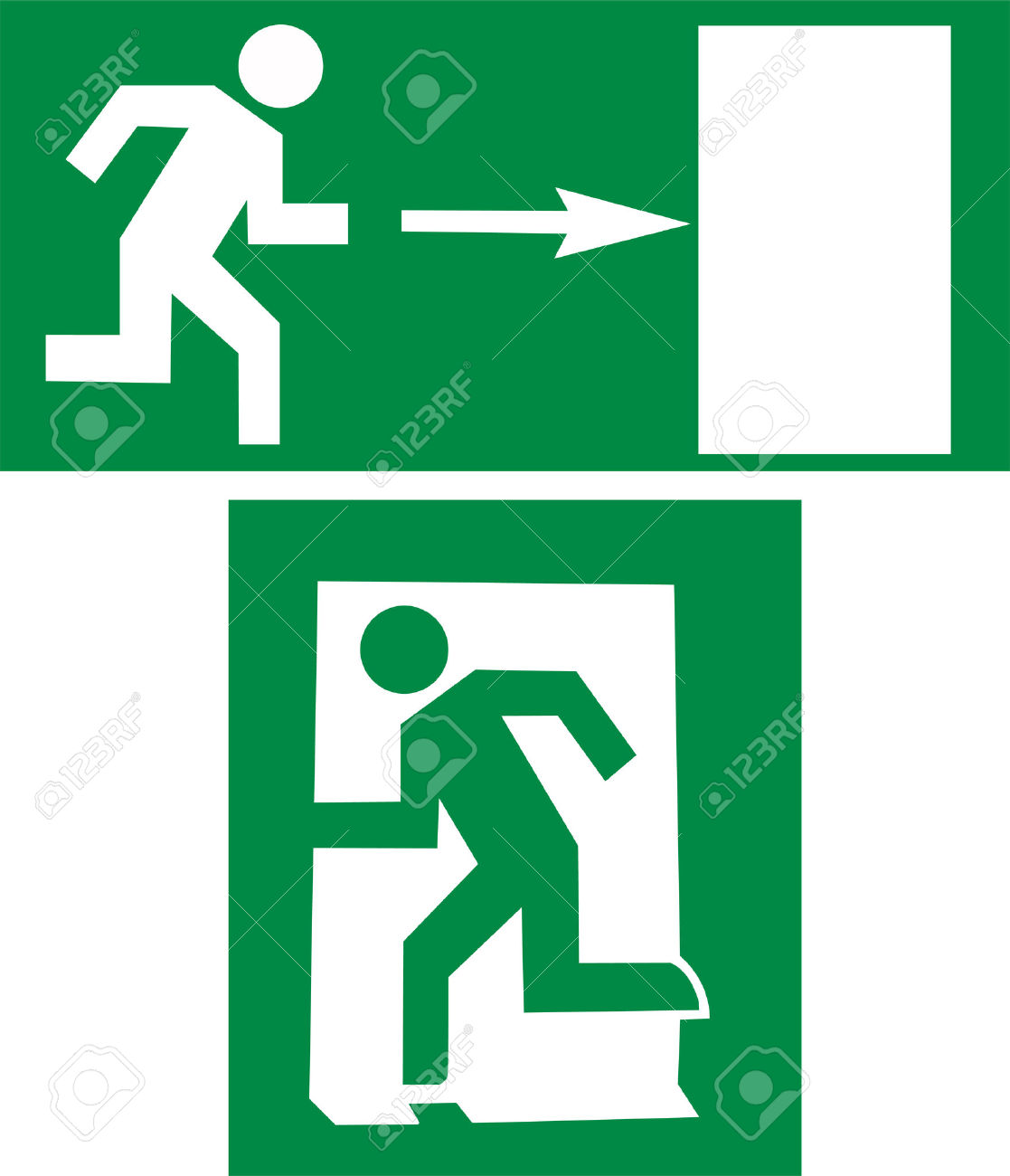 Emergency Exit Signs Clipart | Free download on ClipArtMag