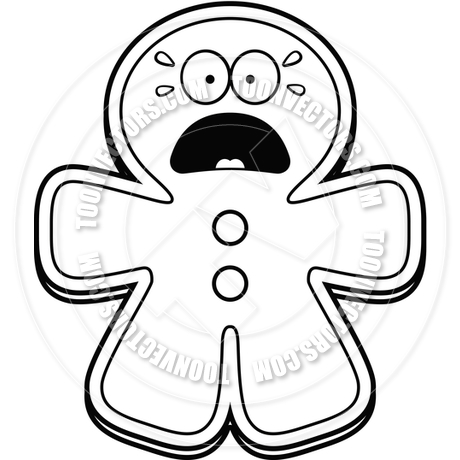 Gingerbread Clipart Black And White | Free download on ClipArtMag