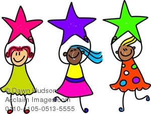 Group Of Girls Clipart | Free download on ClipArtMag