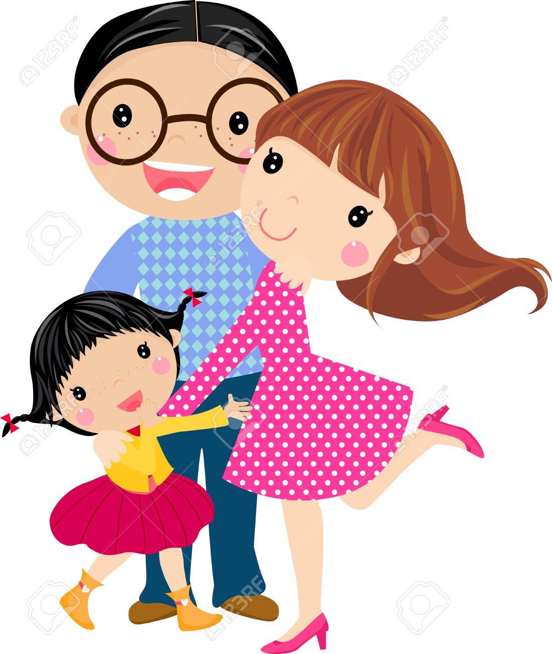 Happy Family Clipart | Free download on ClipArtMag
