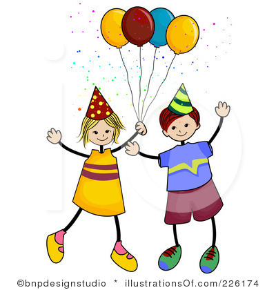 Kids Birthday Party Clipart | Free download on ClipArtMag