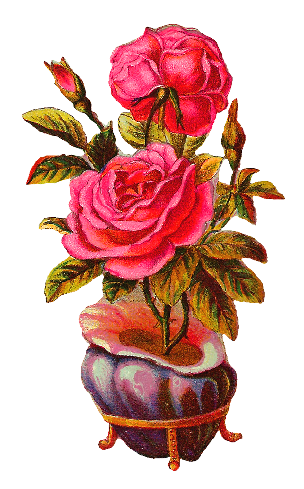 Vintage Rose Clip Art | Free download on ClipArtMag